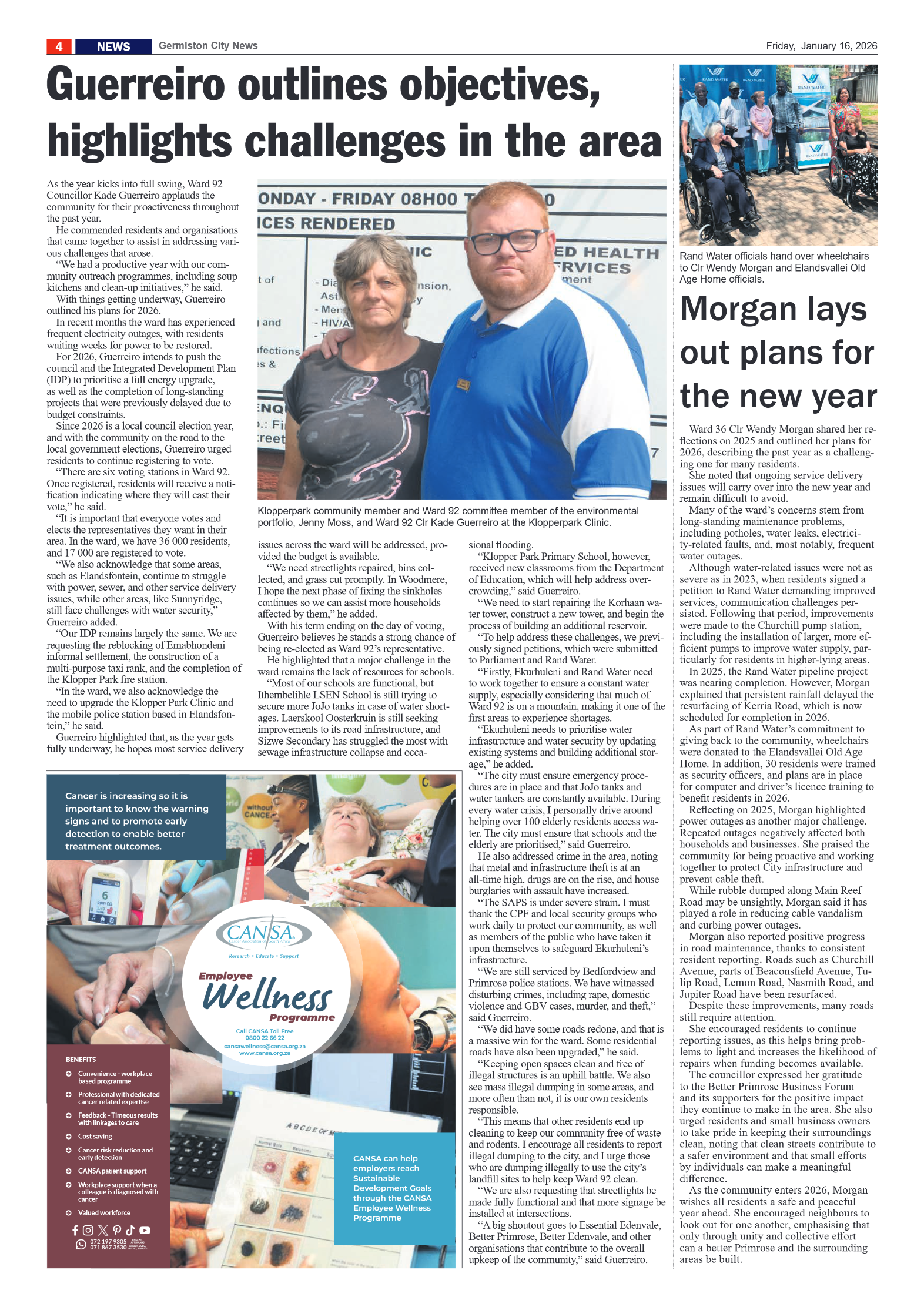 Germiston City News 16 January 2026 | Germiston City News